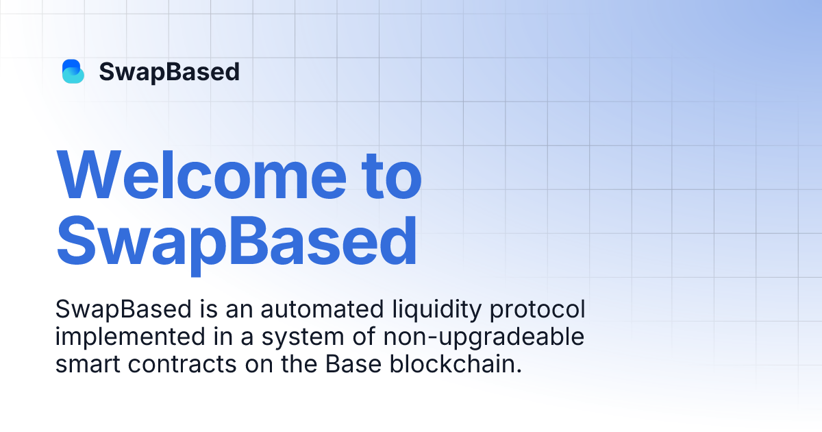 Welcome to SwapBased | SwapBased