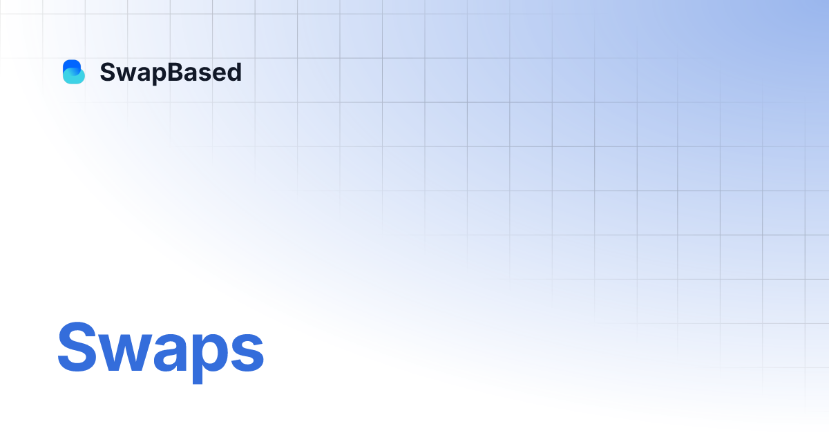 Swaps | SwapBased
